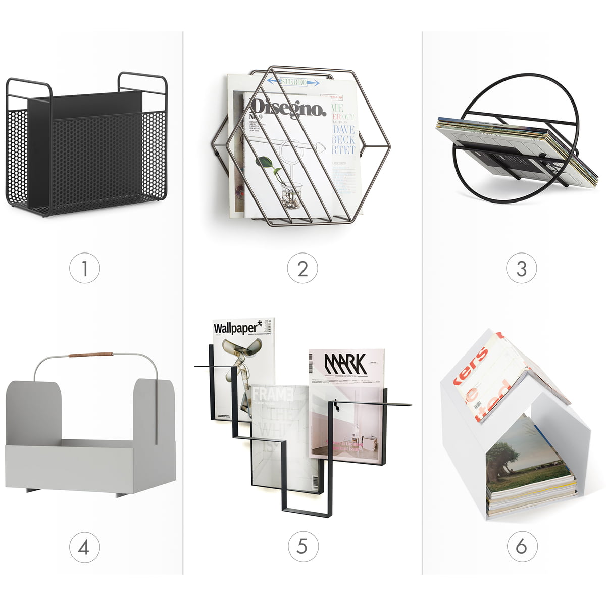 Magazine holder | Connox