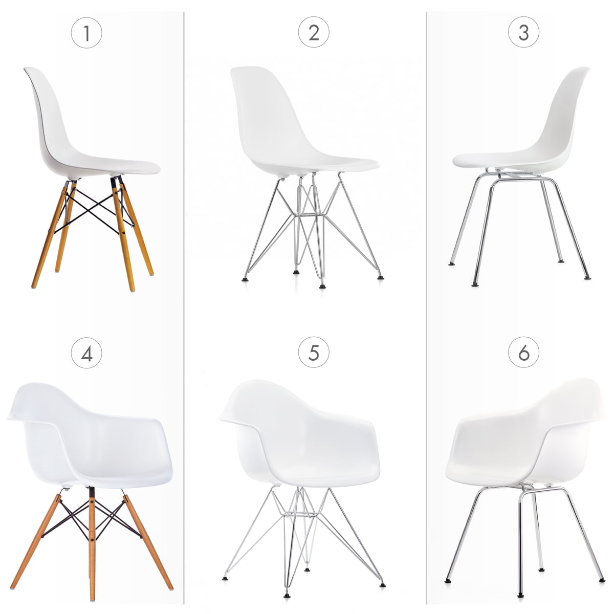 Vitra - Eames plastic chairs | Connox