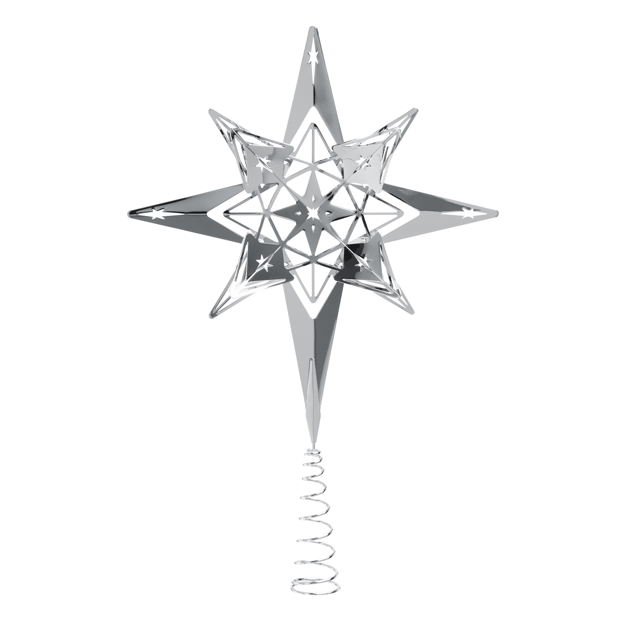 Christmas Tree Star Topper Clip Art